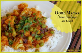 Gobi Matar (Indian Cauliflower and Peas) - Savory Lotus