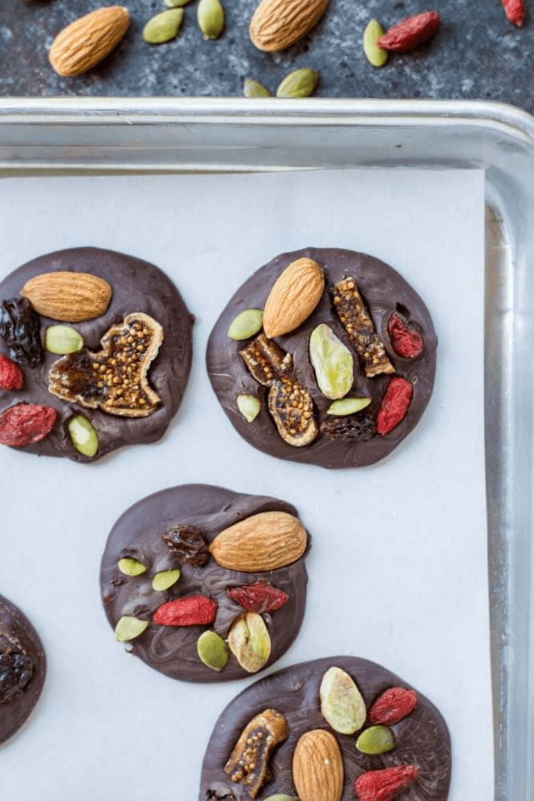 Trail Mix Dark Chocolate Snacks - Savory Lotus