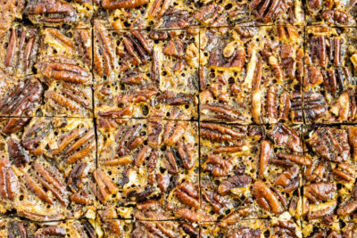 Pecan Pie Bars (gluten free) - Savory Lotus