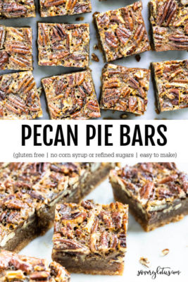 Pecan Pie Bars (gluten free) - Savory Lotus